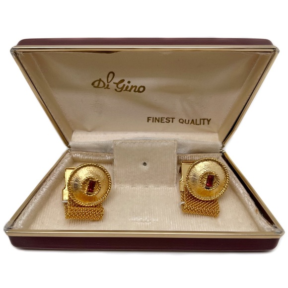 Vintage | Accessories | Vintage Cufflinks Midcentury Modern Wrap Around ...